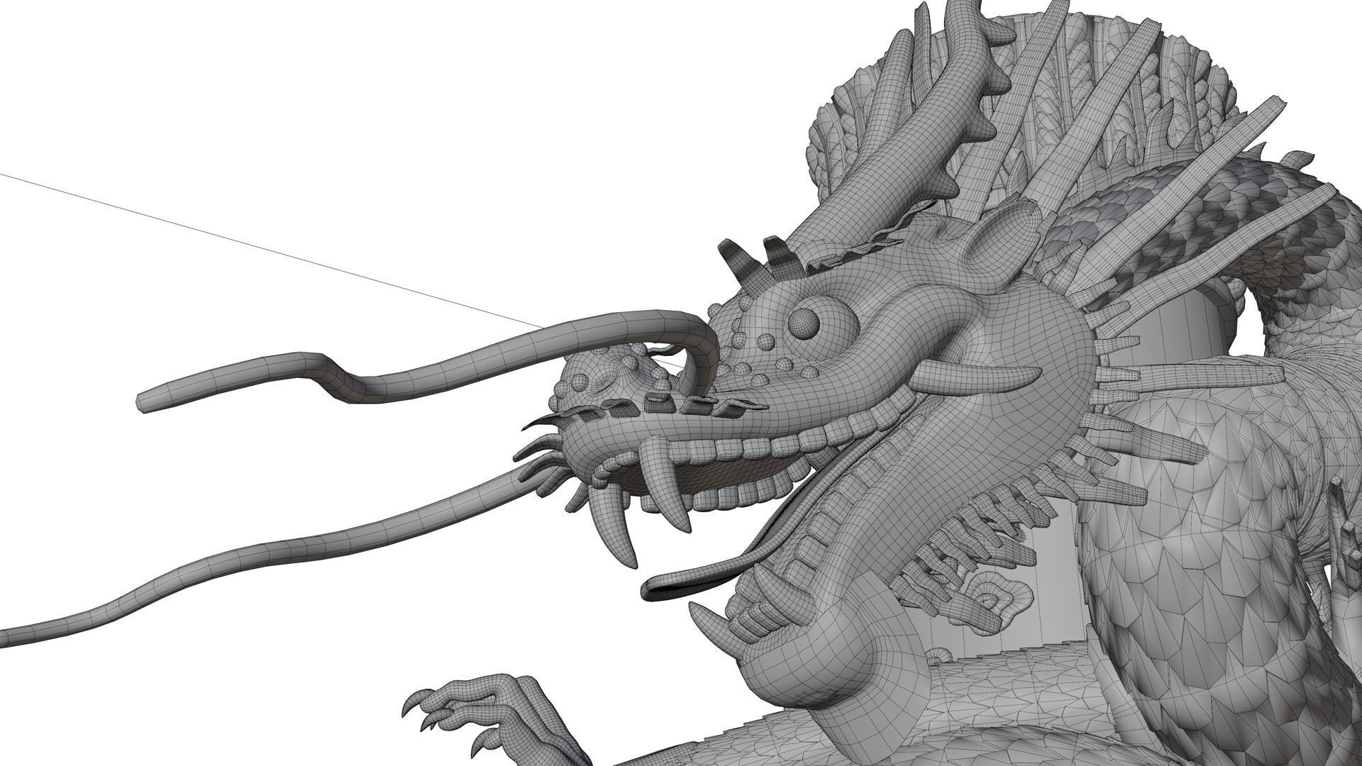 Chinese Dragon Column 3D model | CGTrader