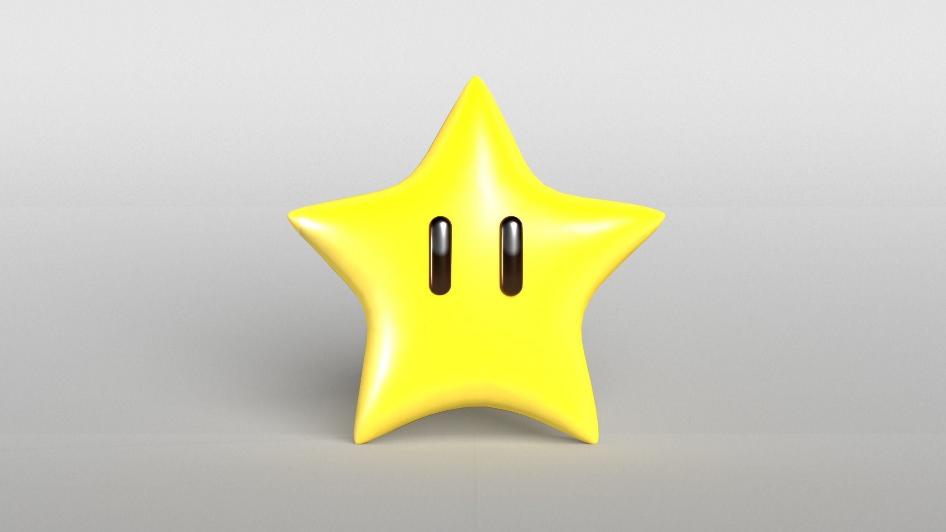 Mario Star v1 001 free VR / AR / low-poly 3D model | CGTrader