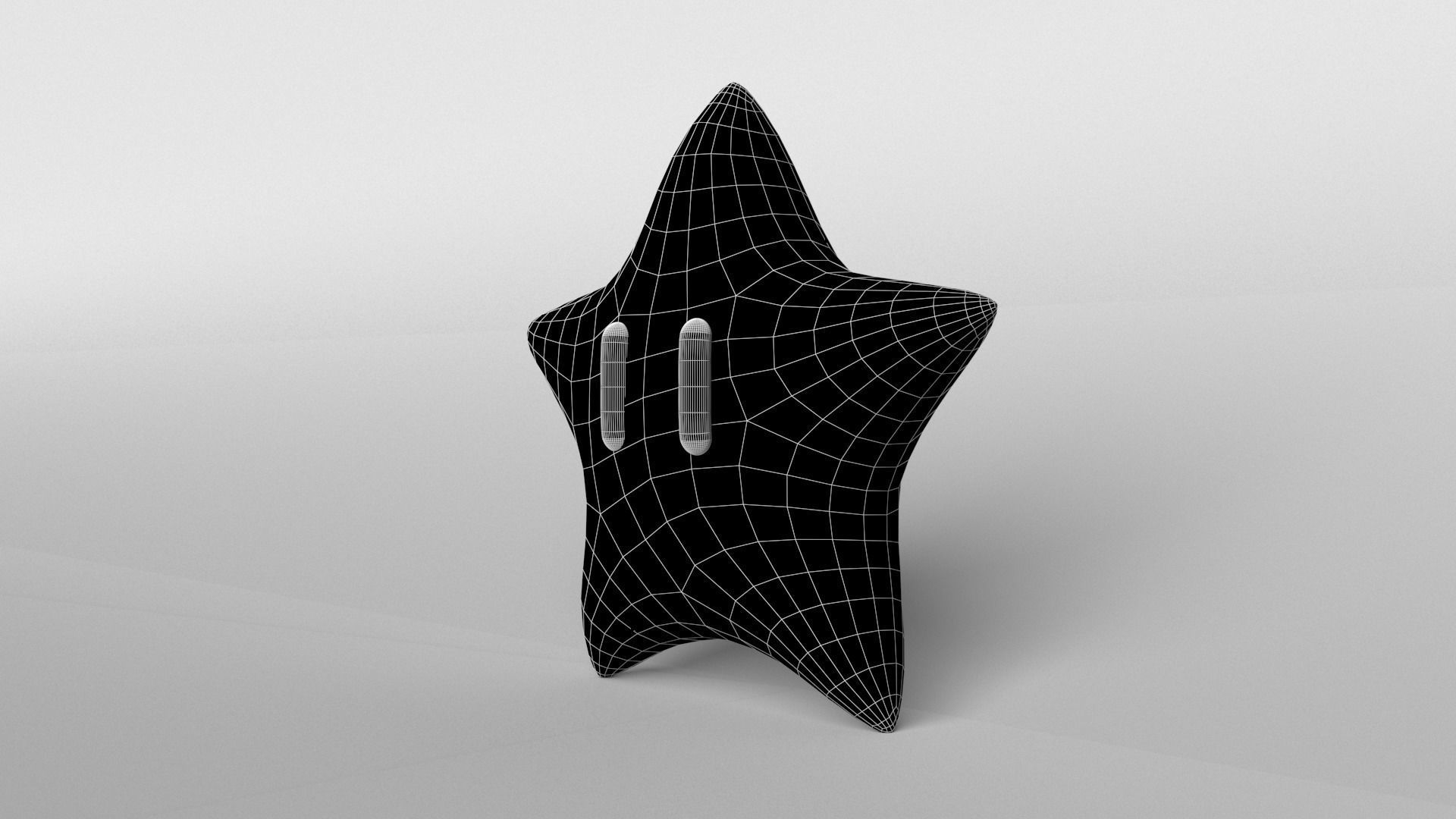 Mario Star v1 001 free VR / AR / low-poly 3D model | CGTrader