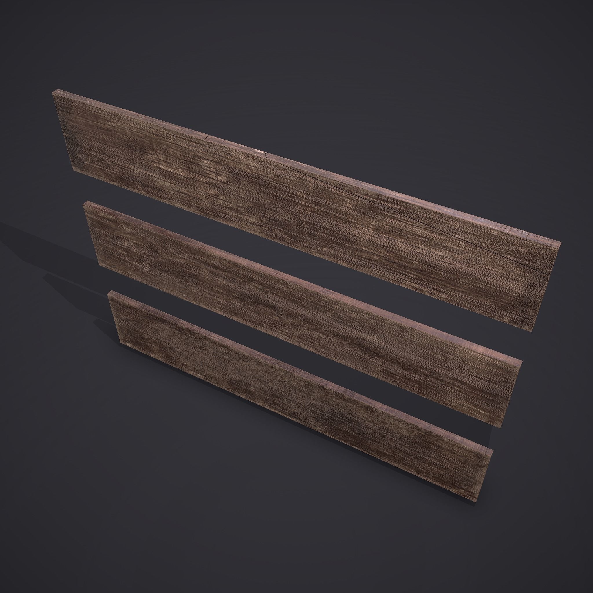 3D model Wood Planks VR / AR / low-poly | CGTrader