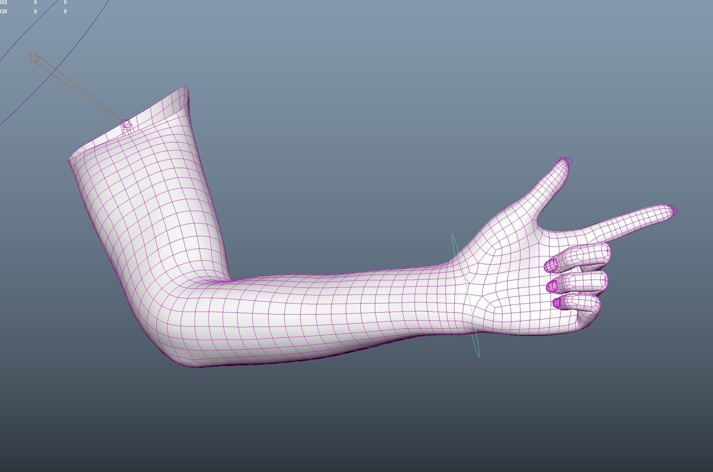 3D model Hand Rigged VR / AR / low-poly | CGTrader