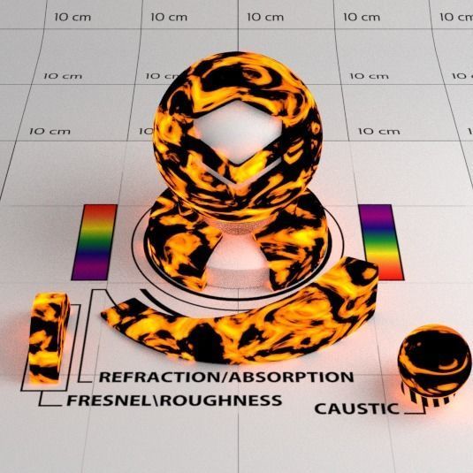 Texture Lava Shader VR / AR / low-poly | CGTrader