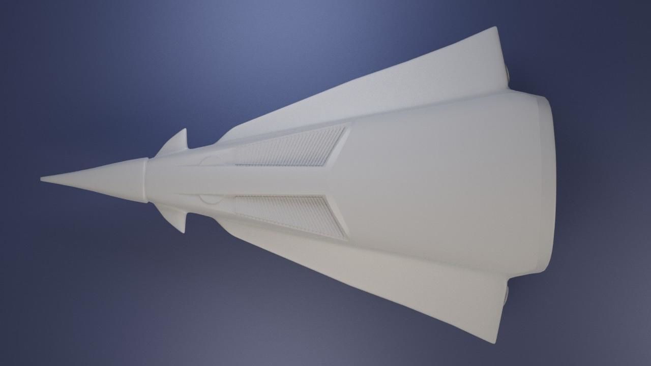 Icarus spaceship 3D model 3D printable | CGTrader
