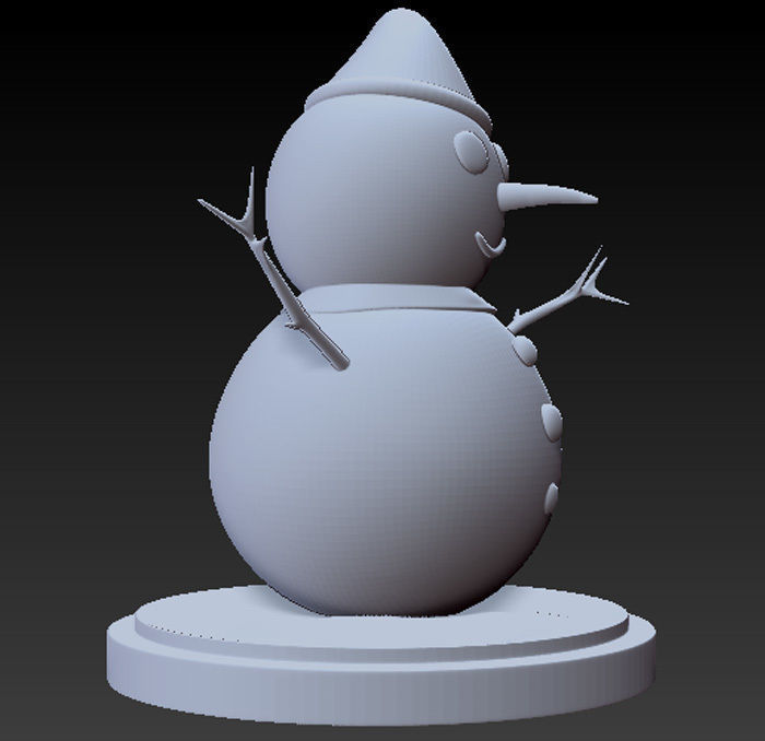 Snowman for 3D Printing 3D model 3D printable | CGTrader