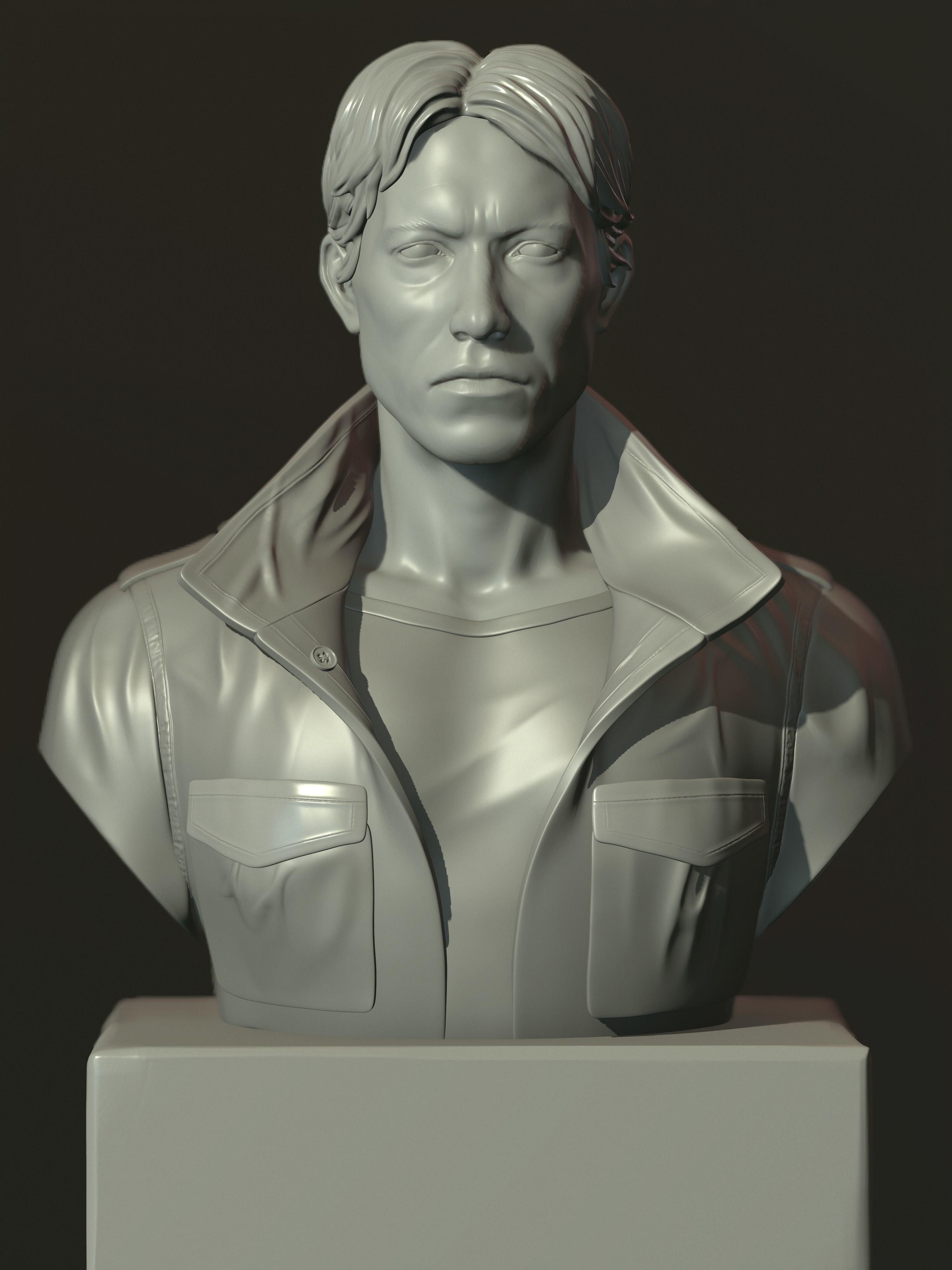 Arnold Schwarzenegger T-800 bust 3D model 3D printable | CGTrader