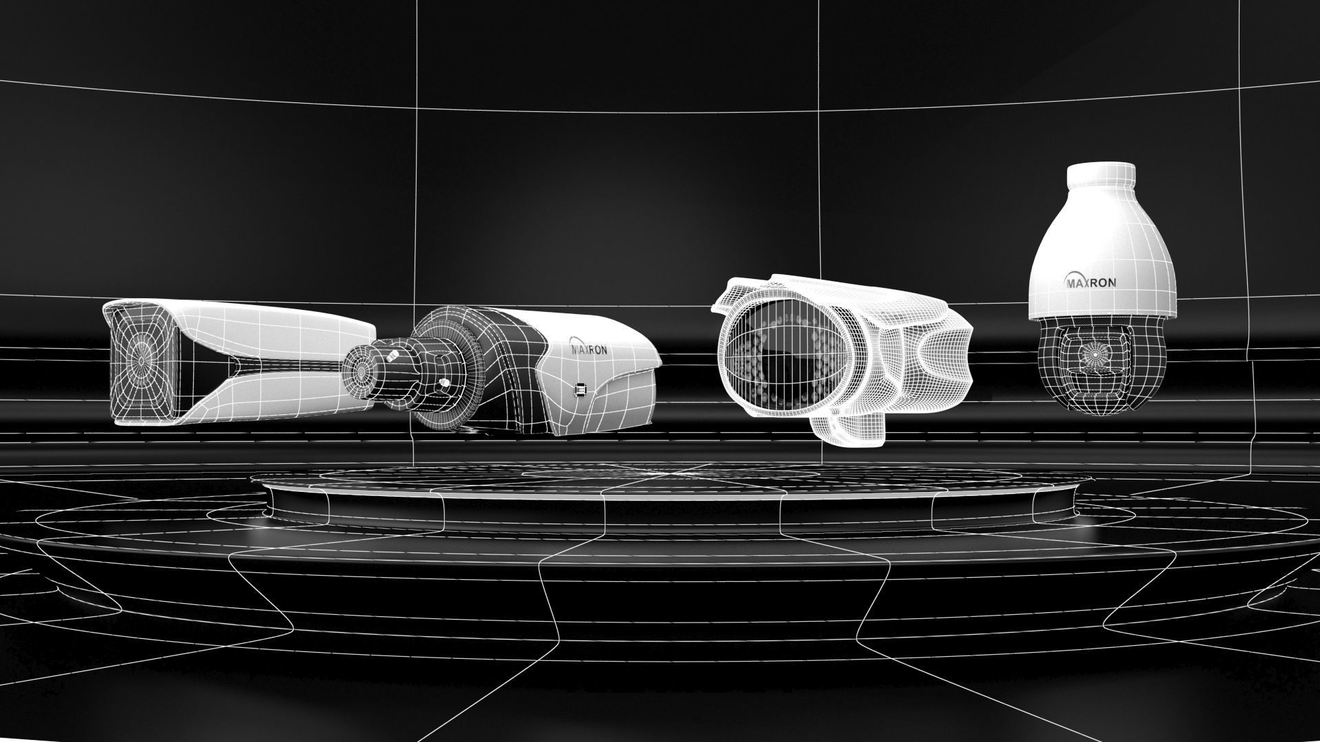 3D model MAXRON security camera VR / AR / low-poly | CGTrader