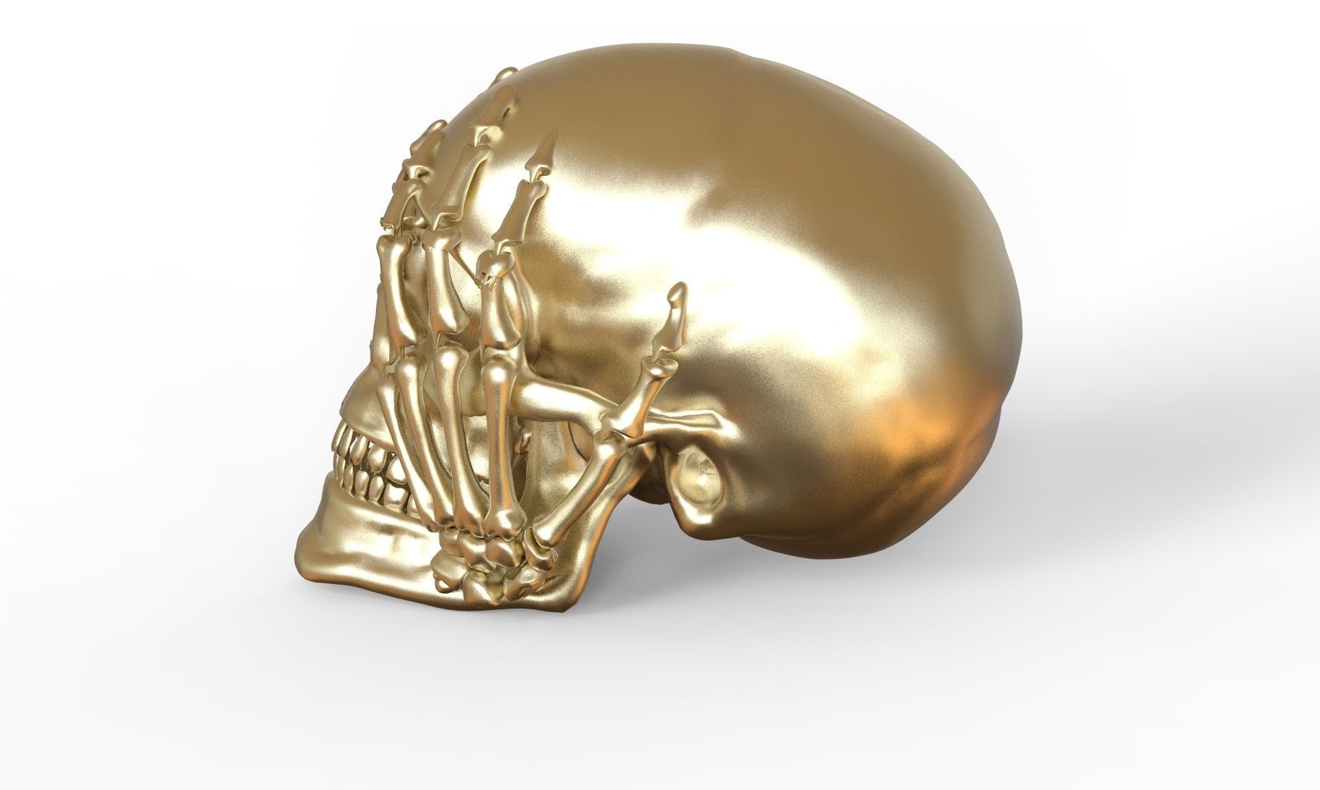 Scary Skull 3D model 3D printable | CGTrader