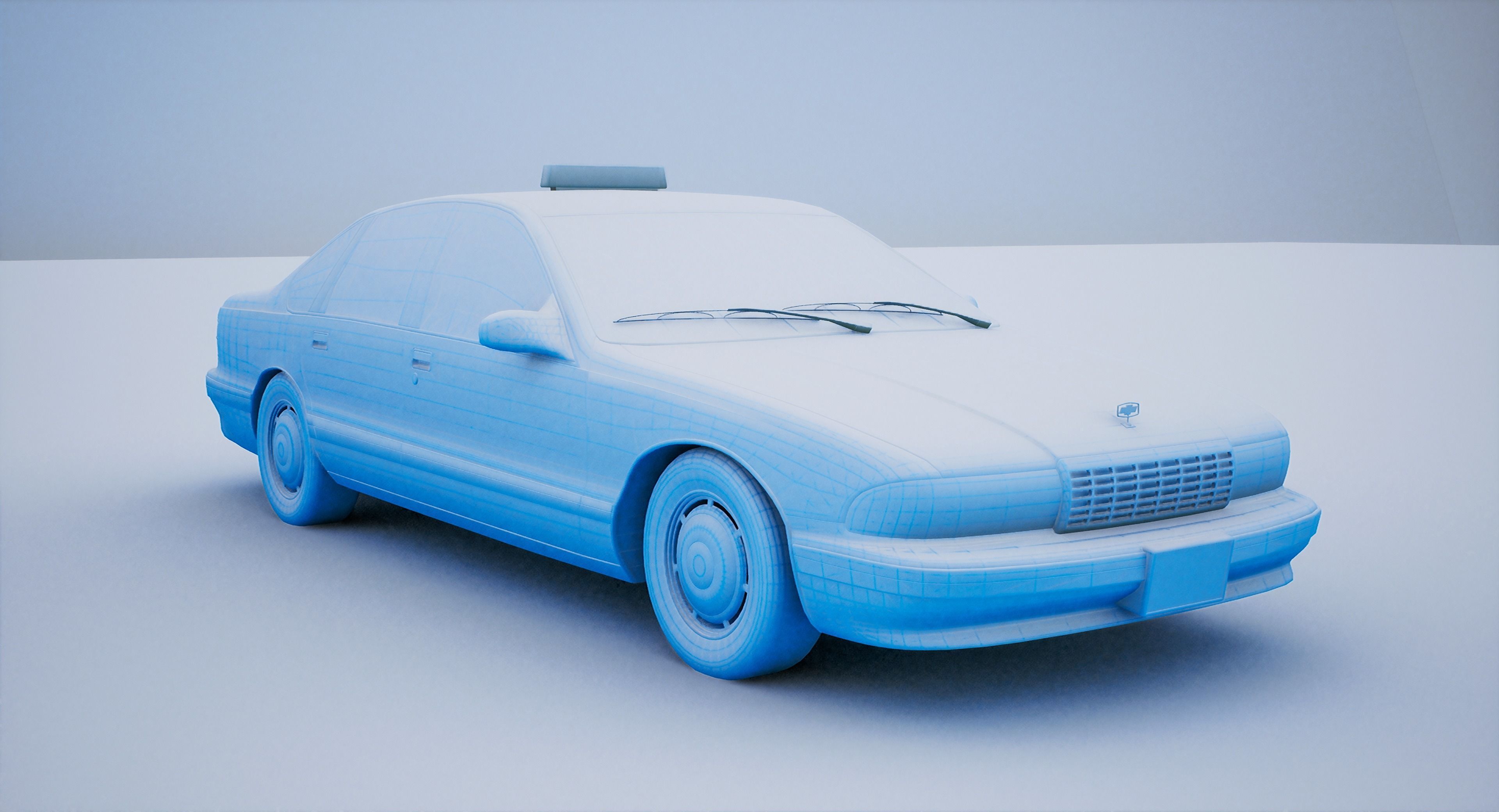 3D model New York Taxi Cab VR / AR / low-poly | CGTrader