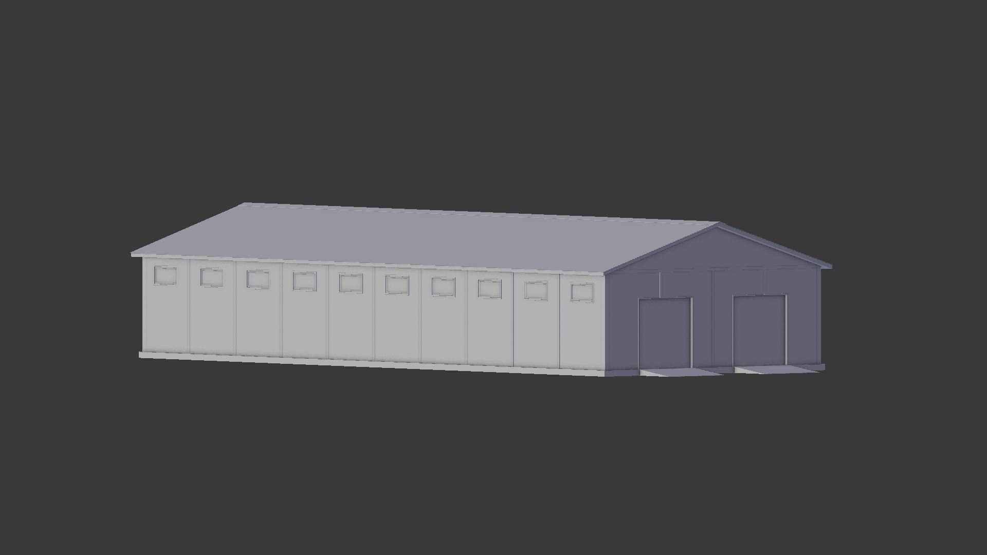 Trading warehouse 3D model | CGTrader