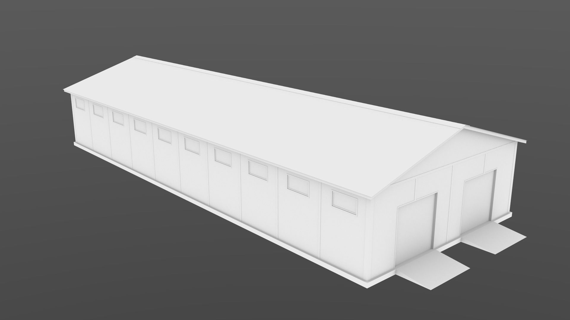 Trading warehouse 3D model | CGTrader