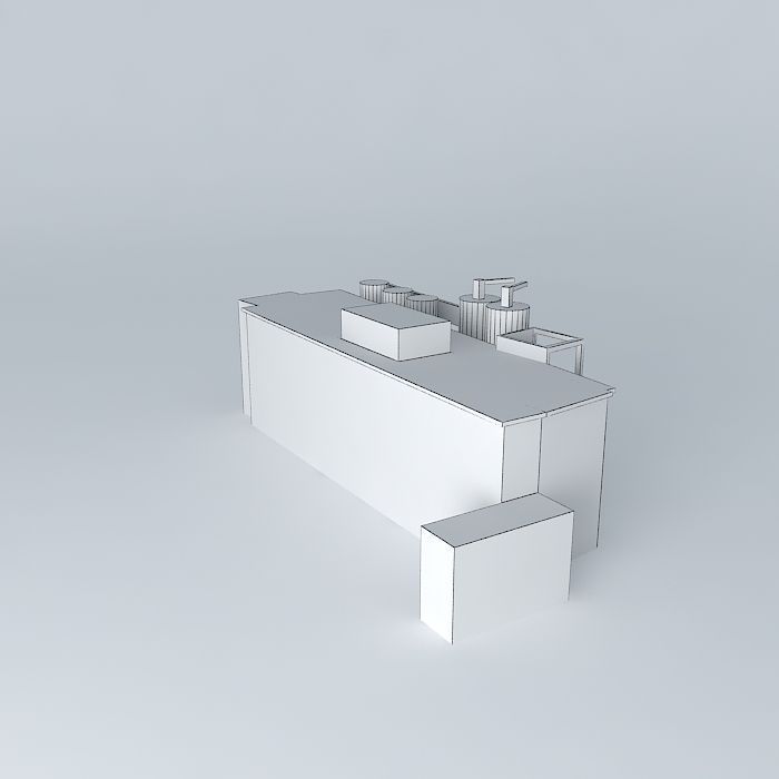 Konya Sugar Factory Plant free 3D model | CGTrader