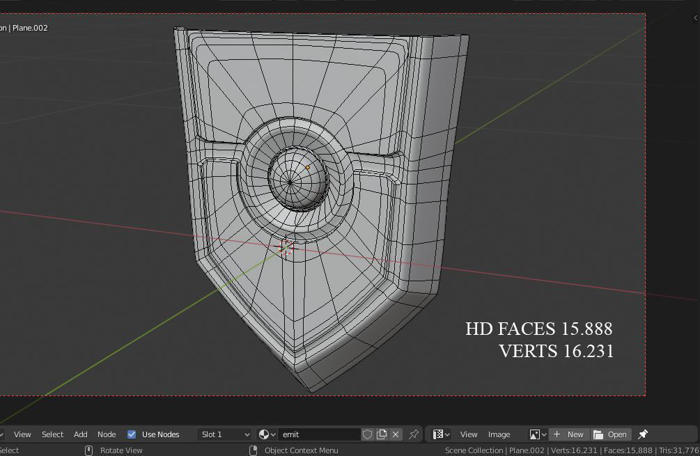 3D model SHIELD HERO 3D MODEL VR / AR / low-poly | CGTrader