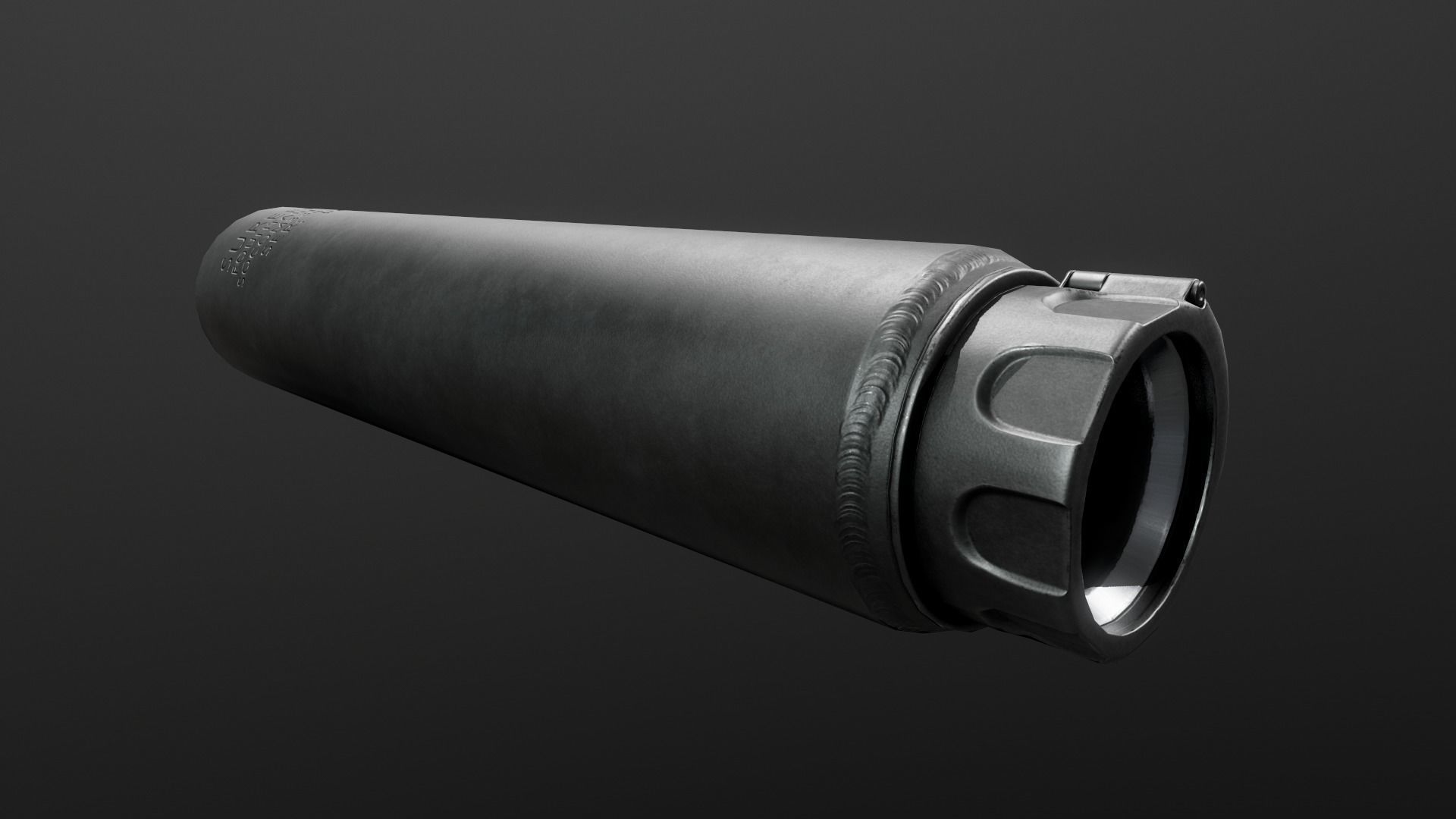 3D model Surefire SOCOM338-TI Suppressor and SFMB-338 Muzzle Brake VR ...