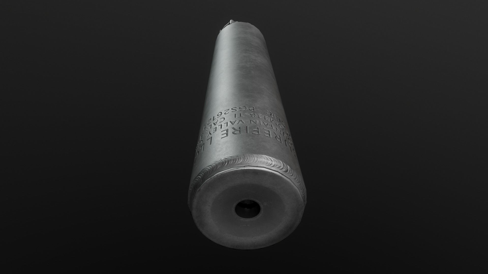 3D model Surefire SOCOM338-TI Suppressor and SFMB-338 Muzzle Brake VR ...