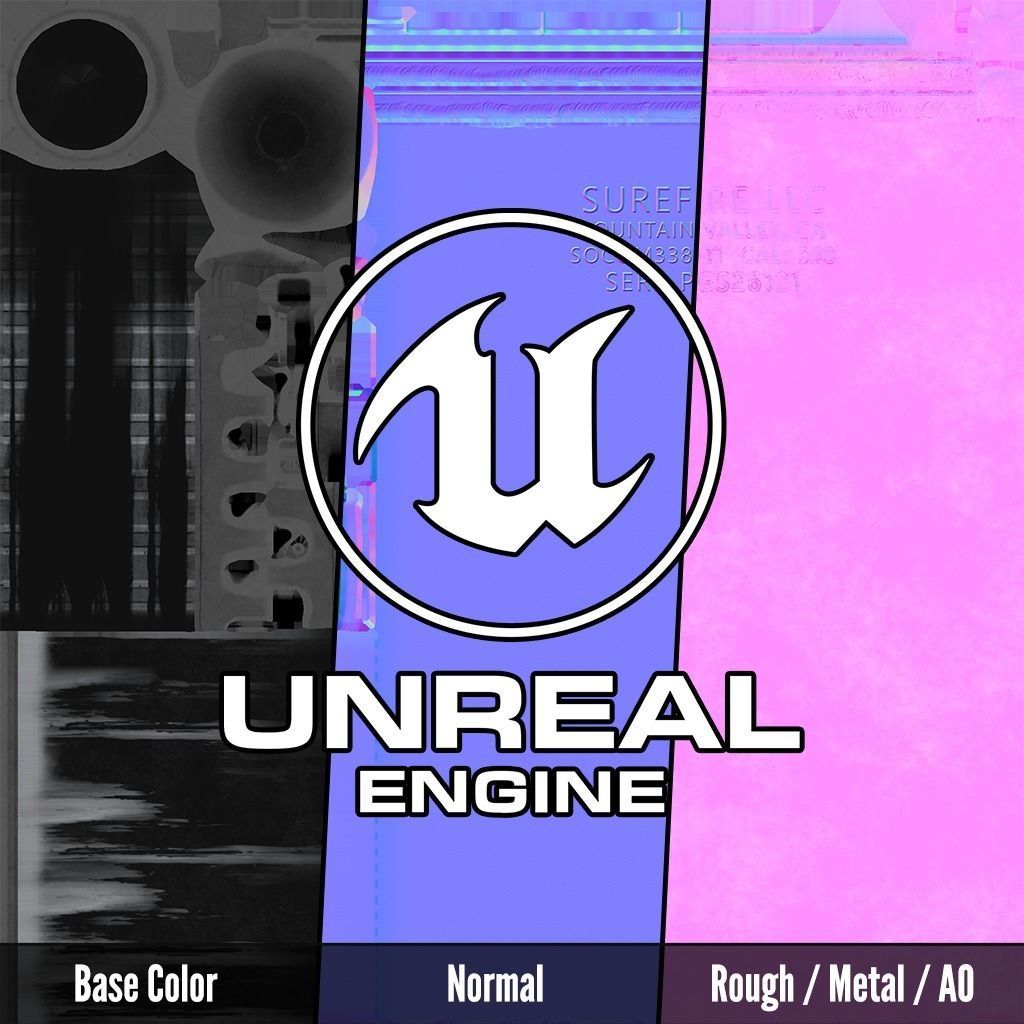 3D model Surefire SOCOM338-TI Suppressor and SFMB-338 Muzzle Brake VR ...