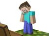 Minecraft Sad Steve 3D model | CGTrader