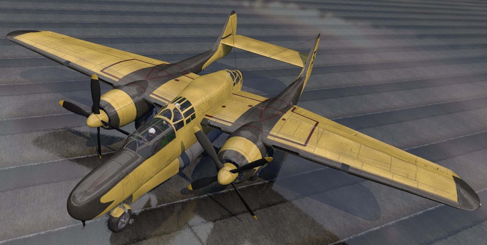 Northrop P-61 Fire Bomber 3D model | CGTrader