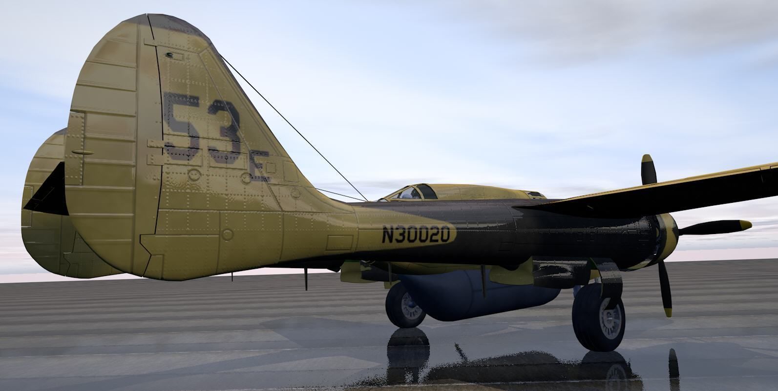 Northrop P-61 Fire Bomber 3D model | CGTrader