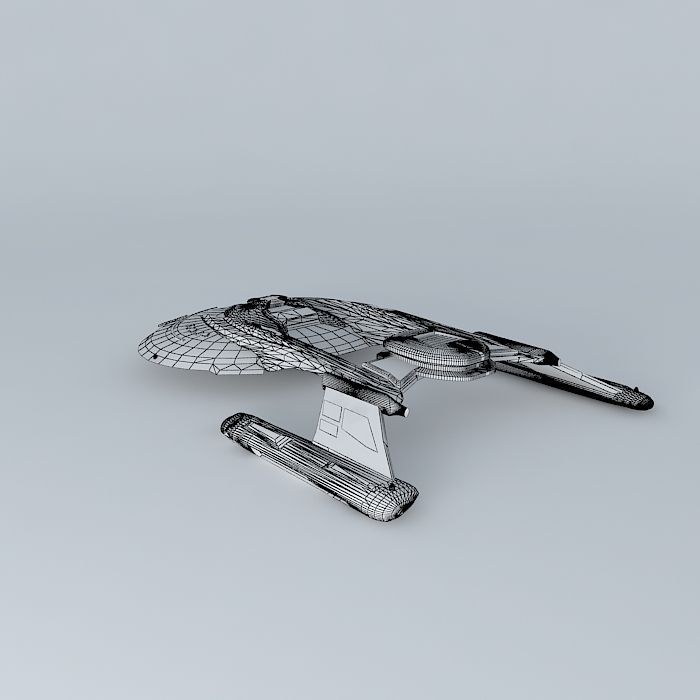 Akira Class Star Trek Ship free 3D model | CGTrader