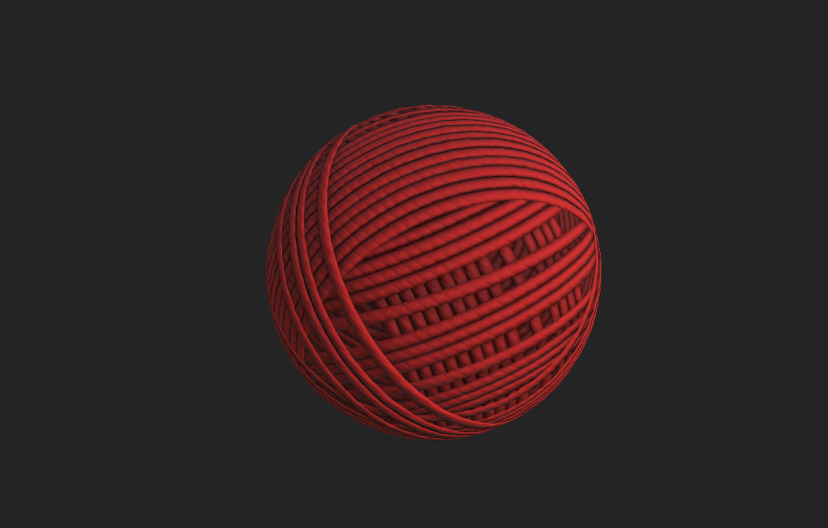 3D model Ball of Yarn VR / AR / low-poly | CGTrader