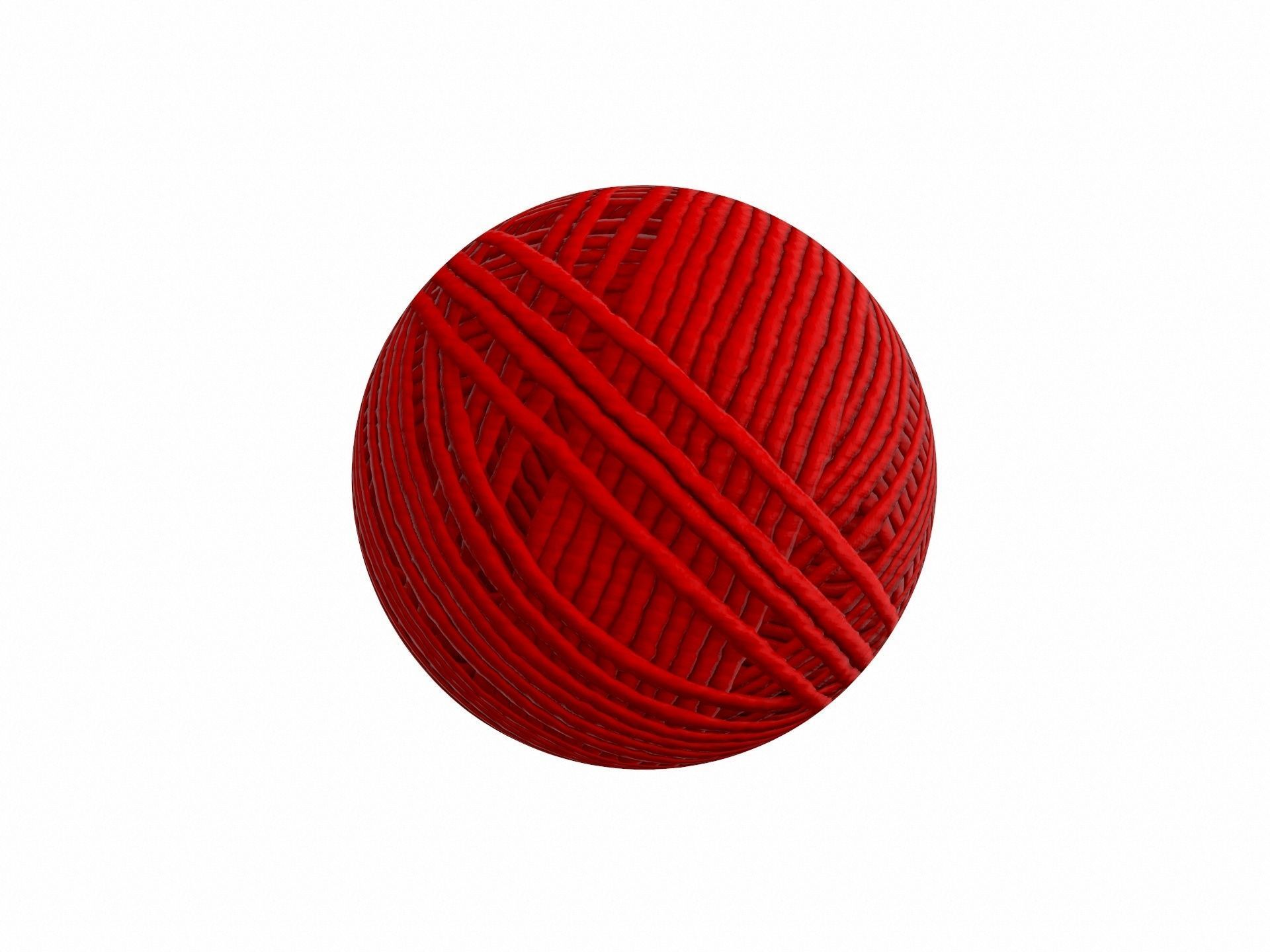 3D model Ball of Yarn VR / AR / low-poly | CGTrader