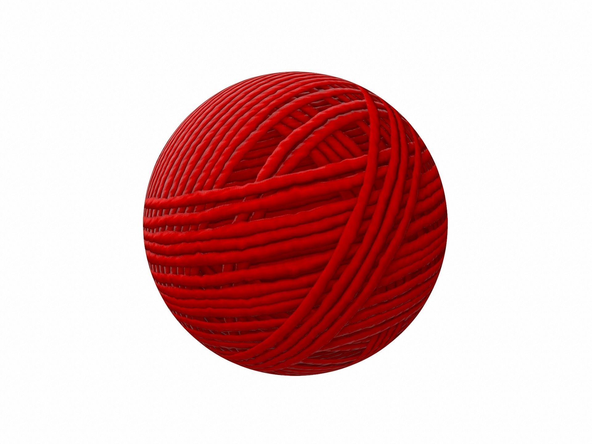 3D model Ball of Yarn VR / AR / low-poly | CGTrader
