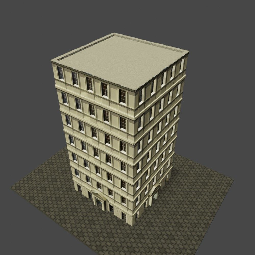 3D model building 7 VR / AR / low-poly | CGTrader