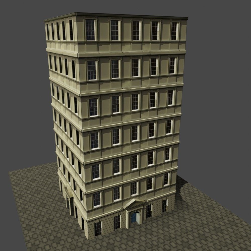 3D model building 7 VR / AR / low-poly | CGTrader