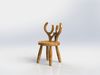 Kids chair design 3D model | CGTrader