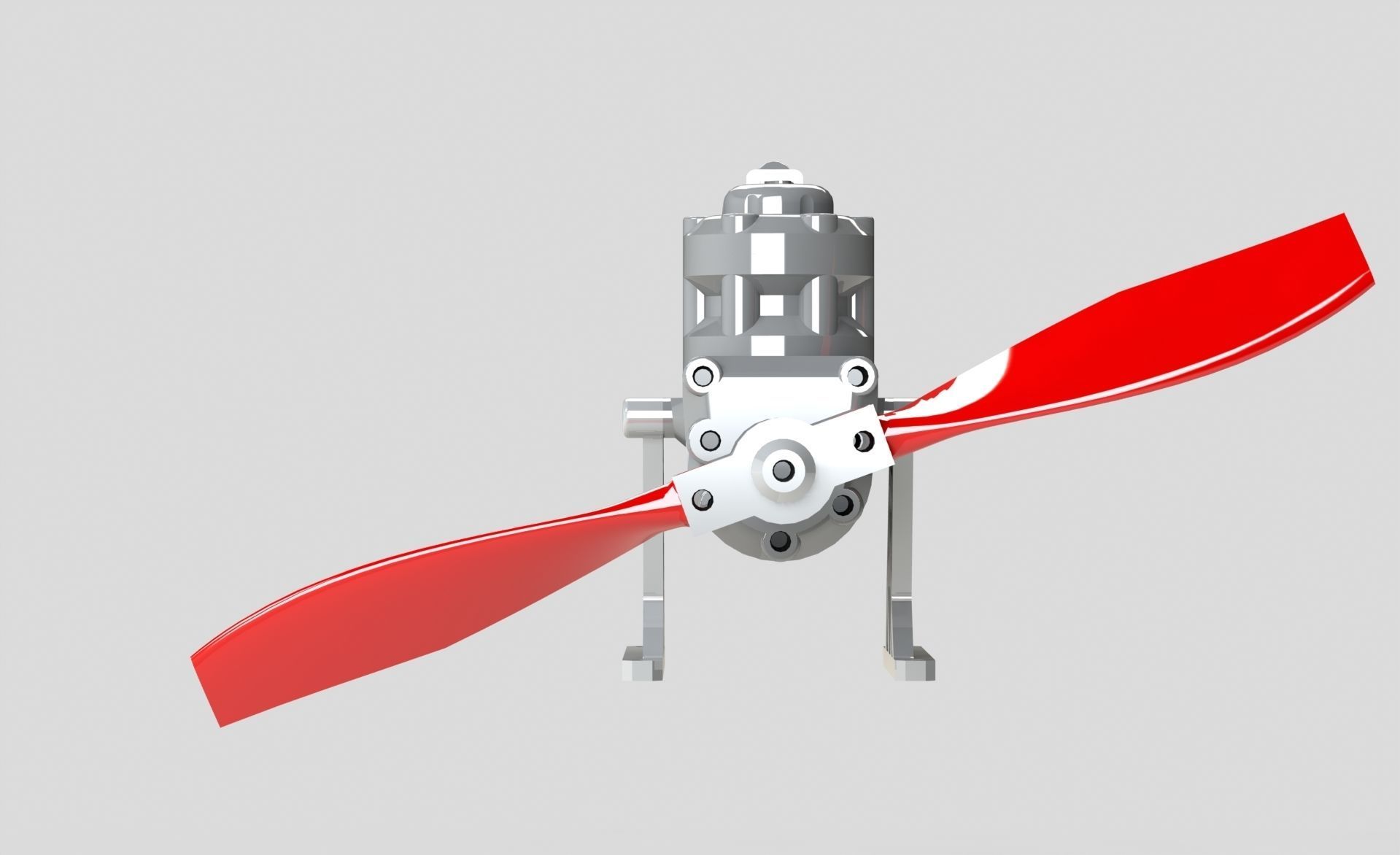 GT V2 Compressed Air Engine working model 3D model 3D printable | CGTrader