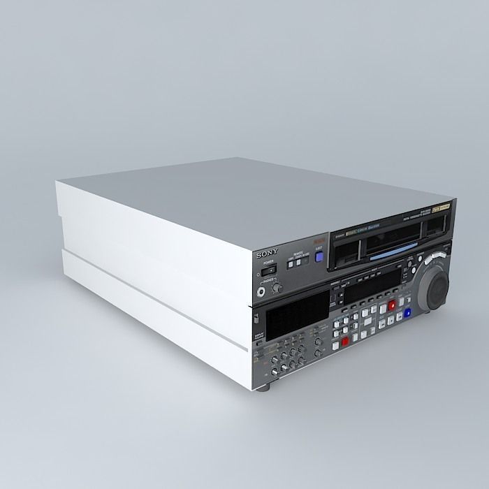 Sony DVW 2000 Digital Video Recorder free 3D model | CGTrader