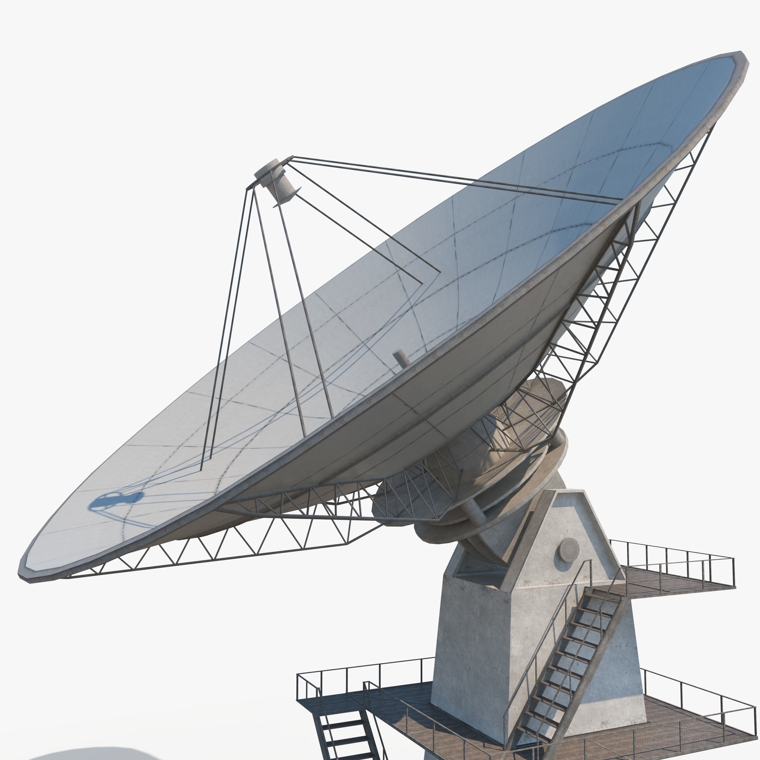 3D model Satellite Dish - Antenna VR / AR / low-poly | CGTrader