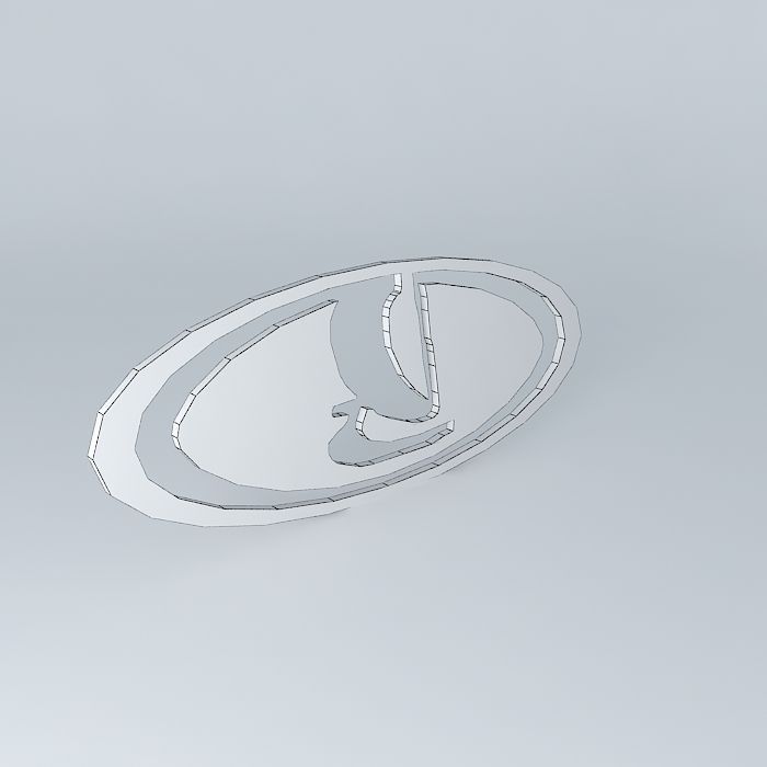 Lada Logo free 3D model | CGTrader