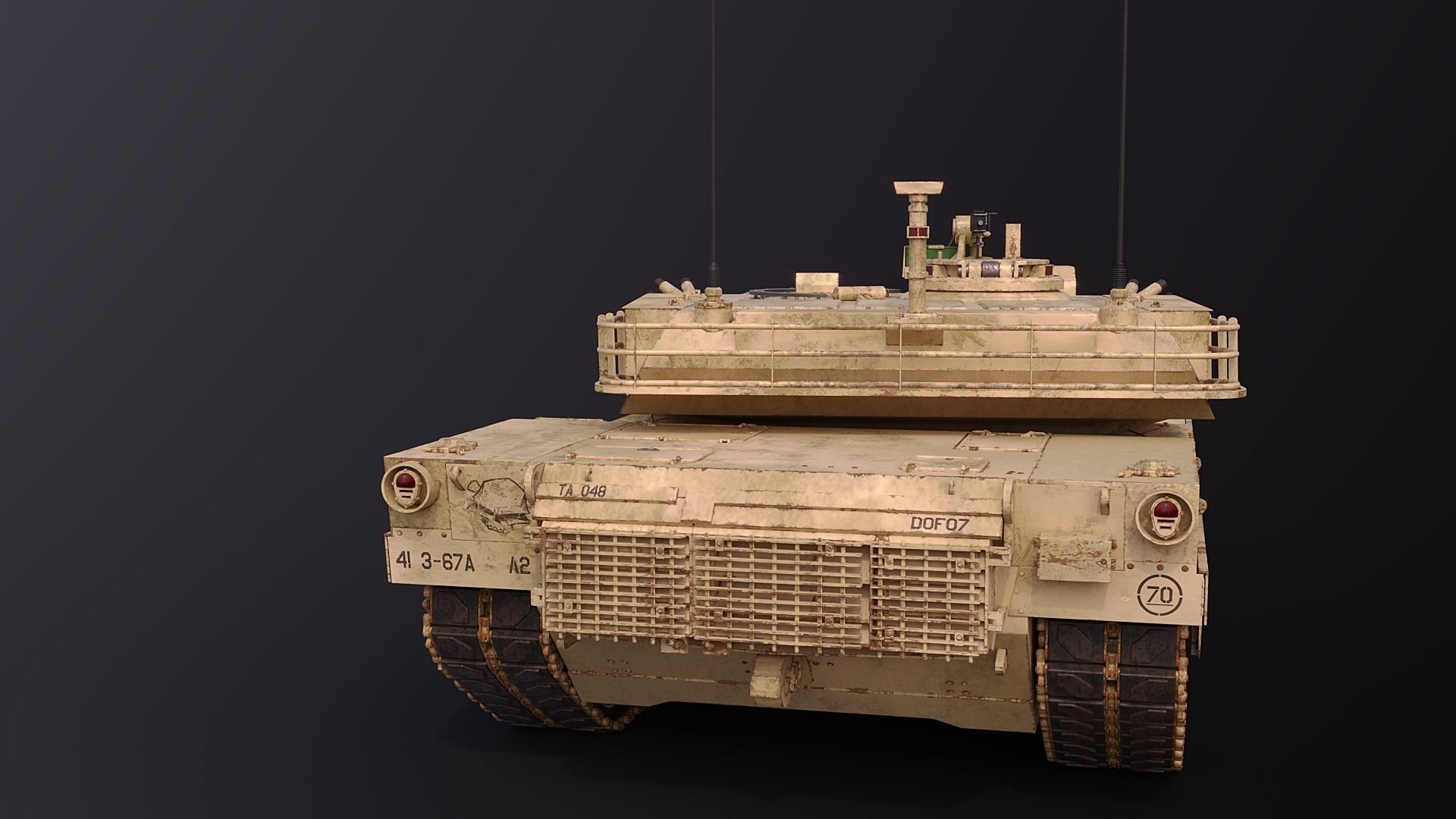 M1 Abrams 3D model | CGTrader