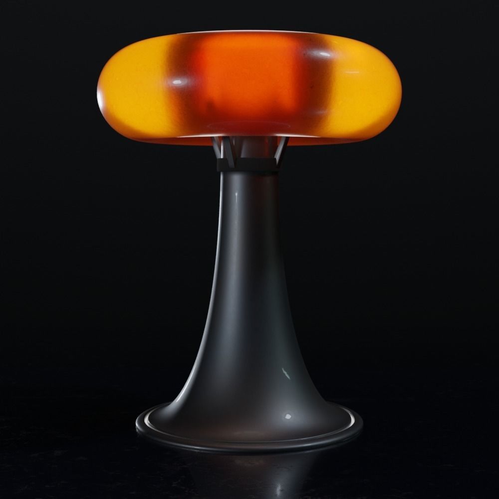 Donut Lamp free 3D model | CGTrader