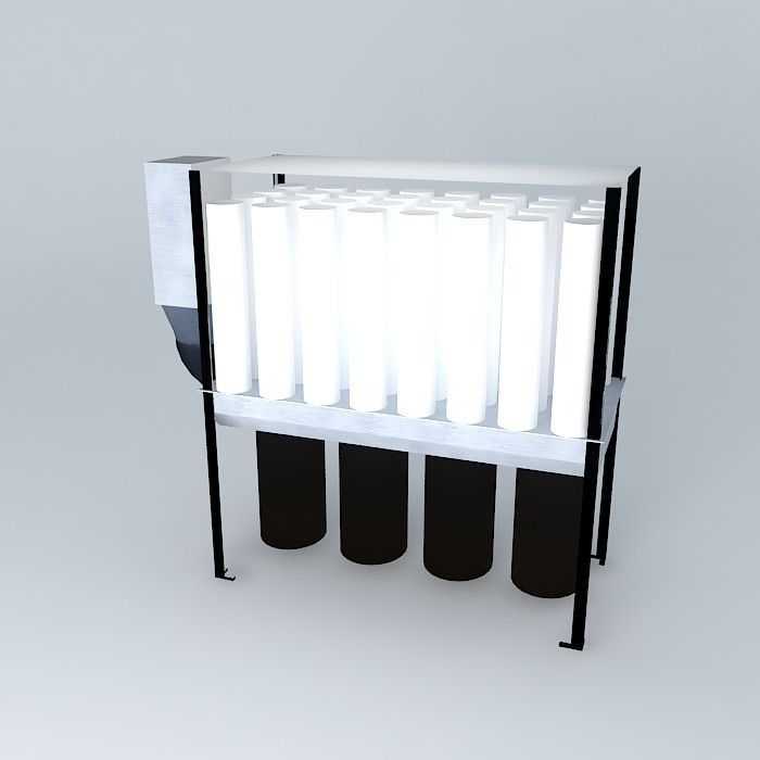 Industrial filter Unit, Nestro free 3D model | CGTrader