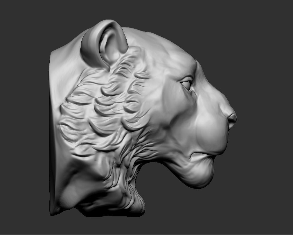 Tiger head 3D model 3D printable | CGTrader