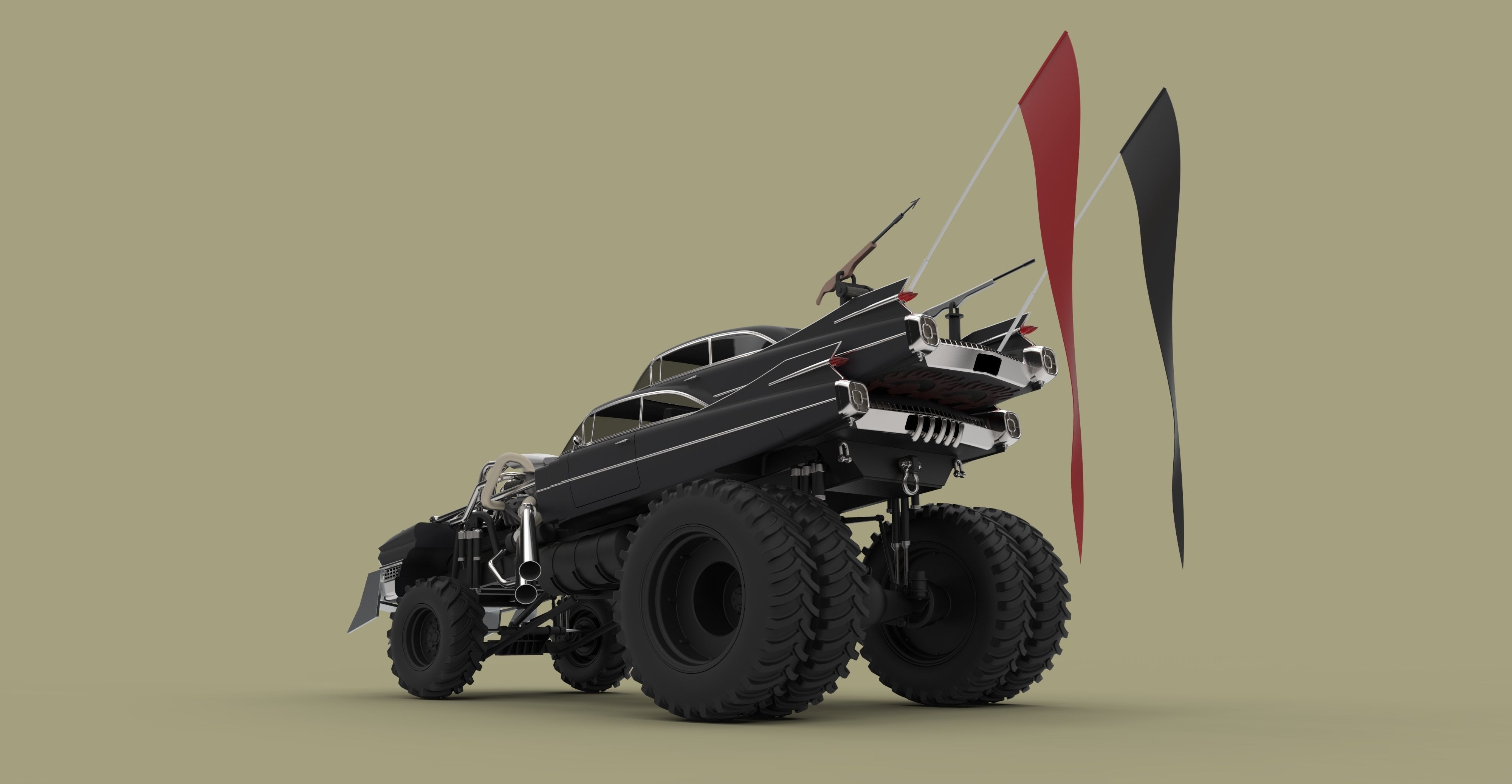 Gigahorse from the movie Mad Max Fury road 2015 3D model | CGTrader