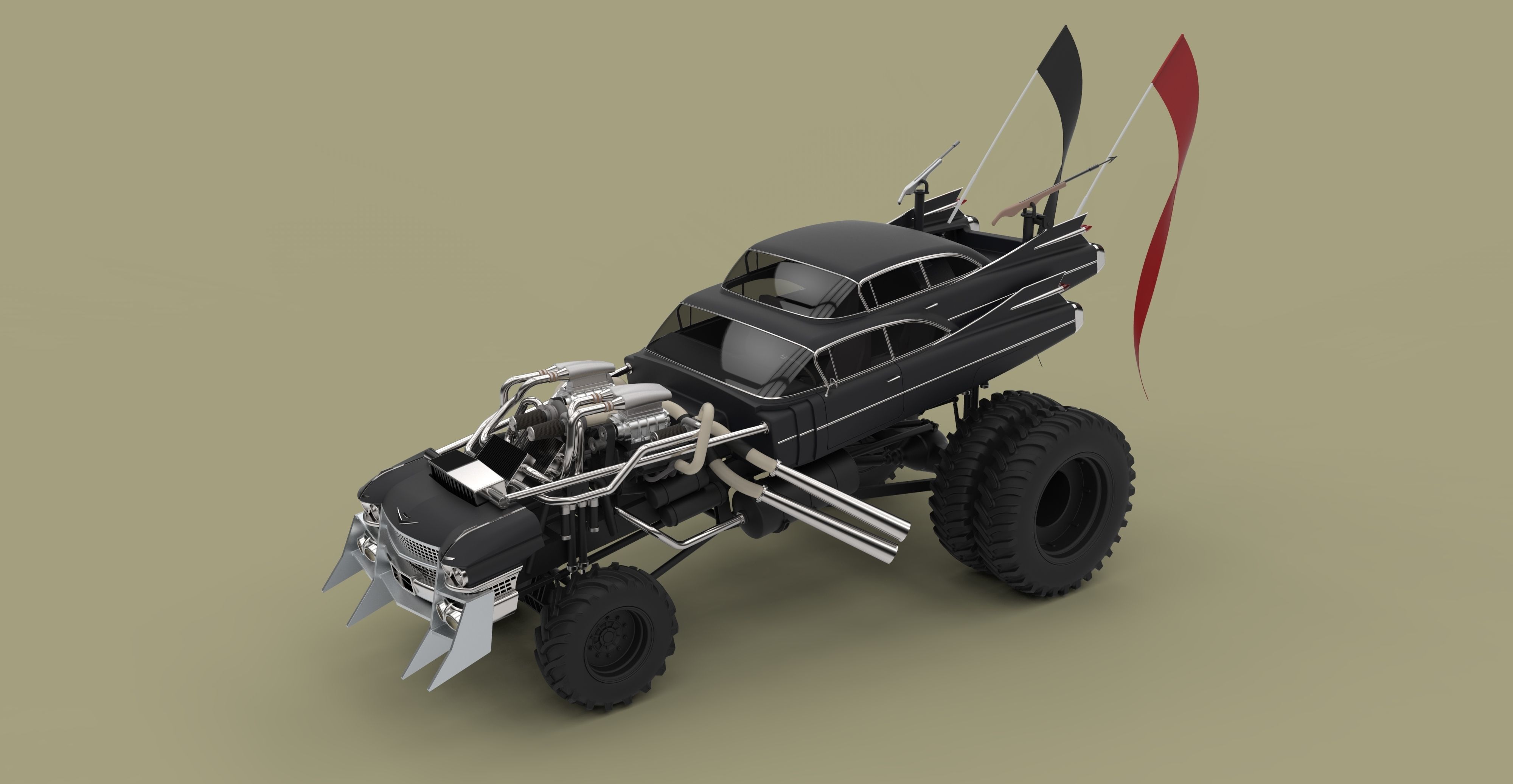 Gigahorse from the movie Mad Max Fury road 2015 3D model | CGTrader