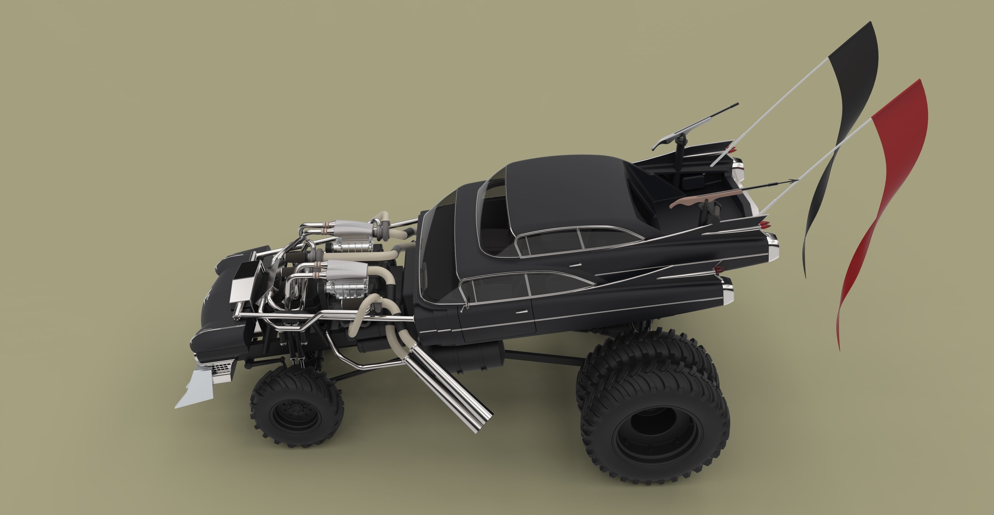 Gigahorse from the movie Mad Max Fury road 2015 3D model | CGTrader