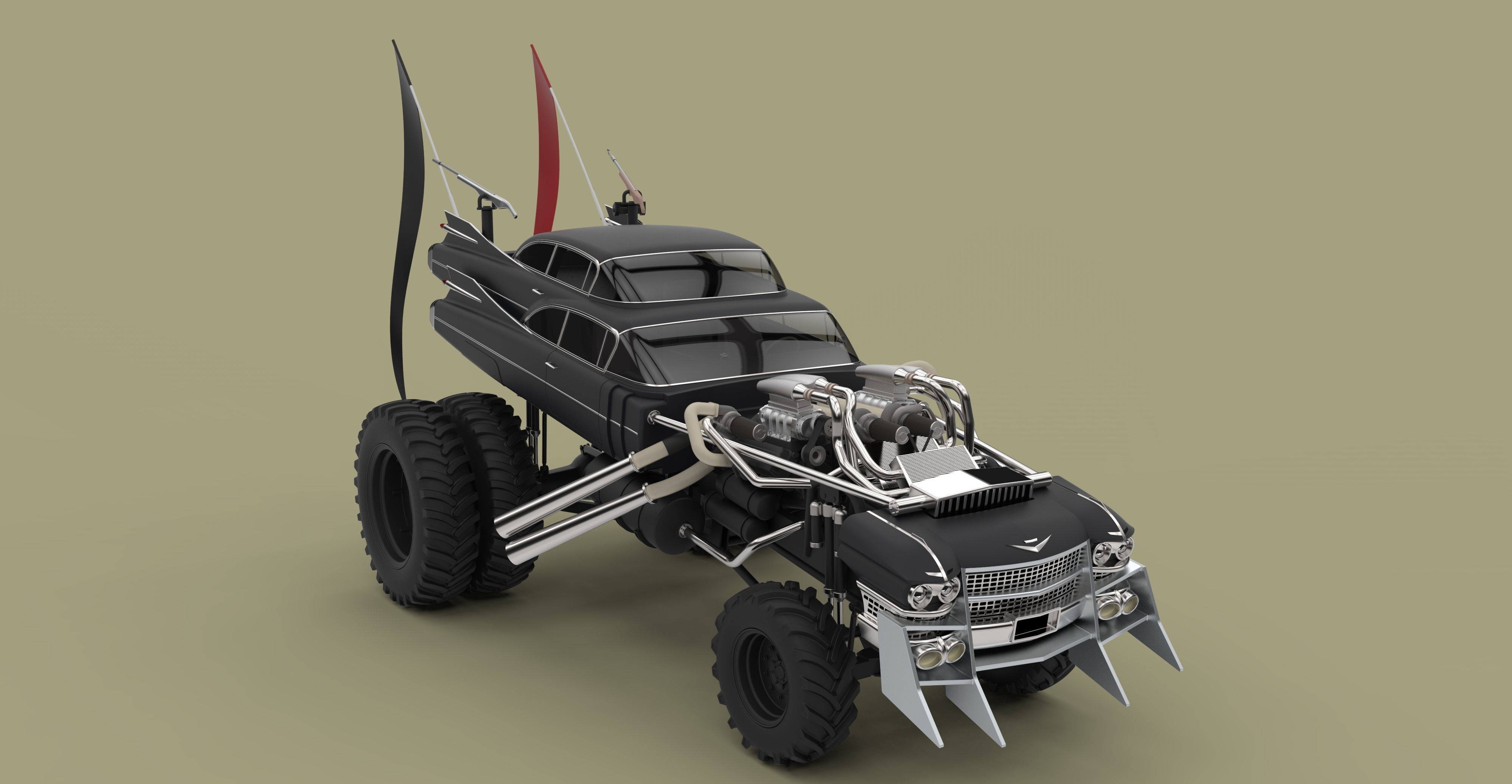 Gigahorse from the movie Mad Max Fury road 2015 3D model | CGTrader
