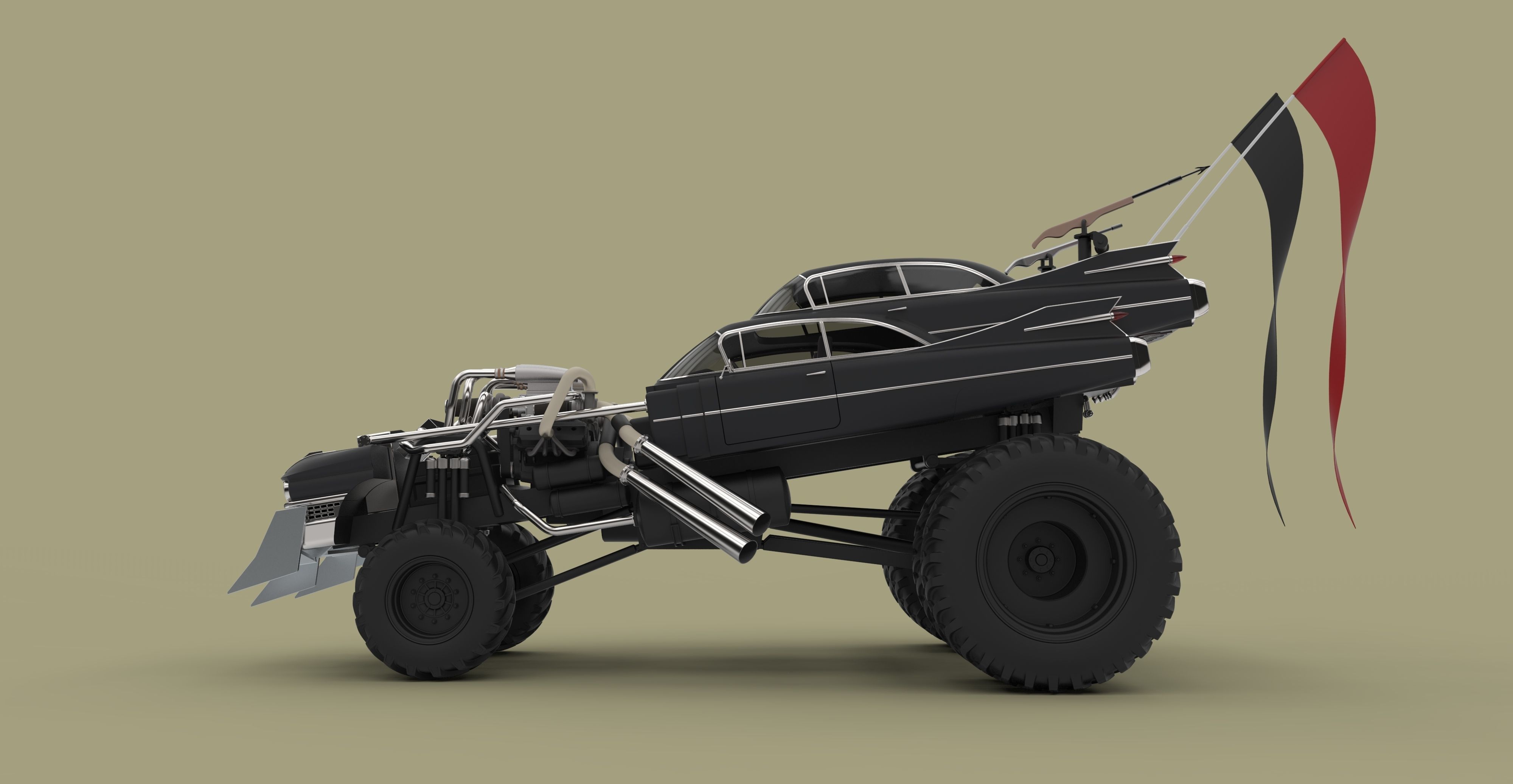 Gigahorse from the movie Mad Max Fury road 2015 3D model | CGTrader
