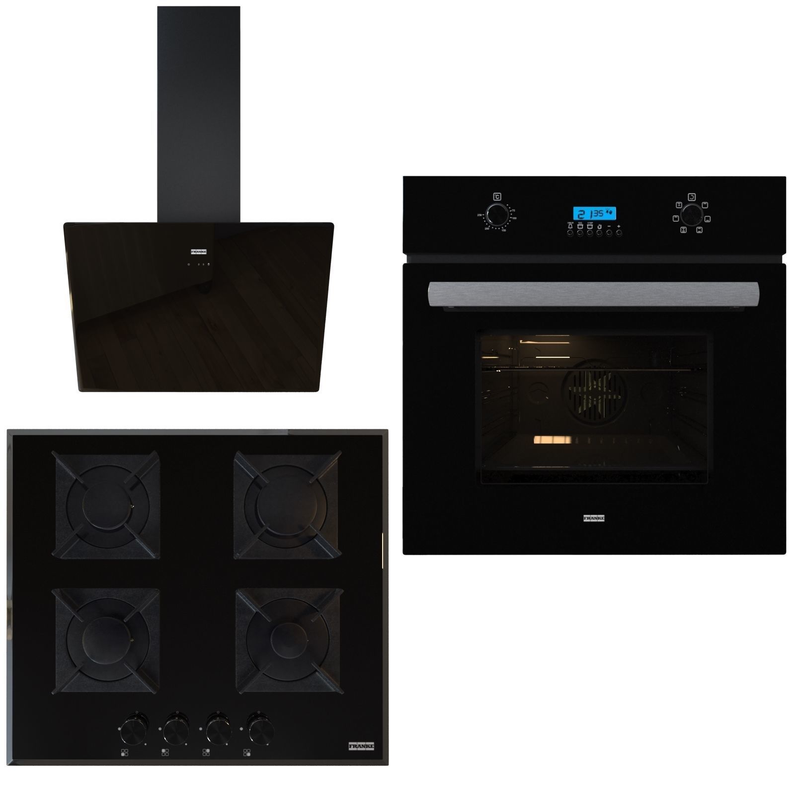 Franke Glass Linear Collection 3D model | CGTrader