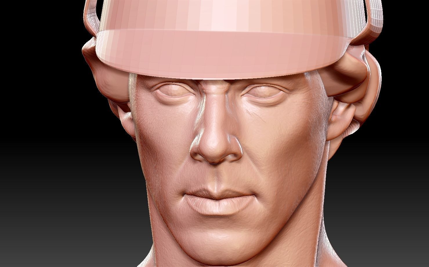 Sherlock Holmes Benedict Cumberbatch bust 3D model 3D printable | CGTrader