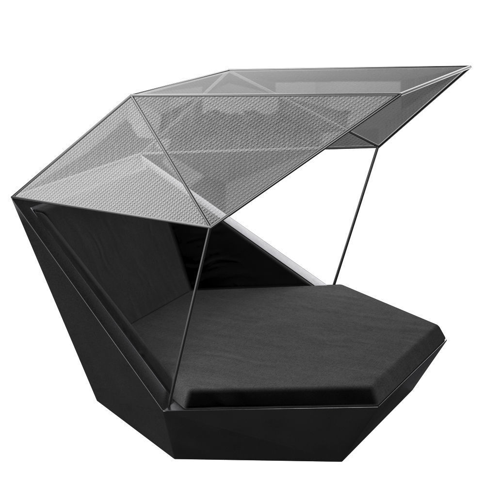 3D model Vondom Faz Daybed With Parasol VR / AR / low-poly | CGTrader