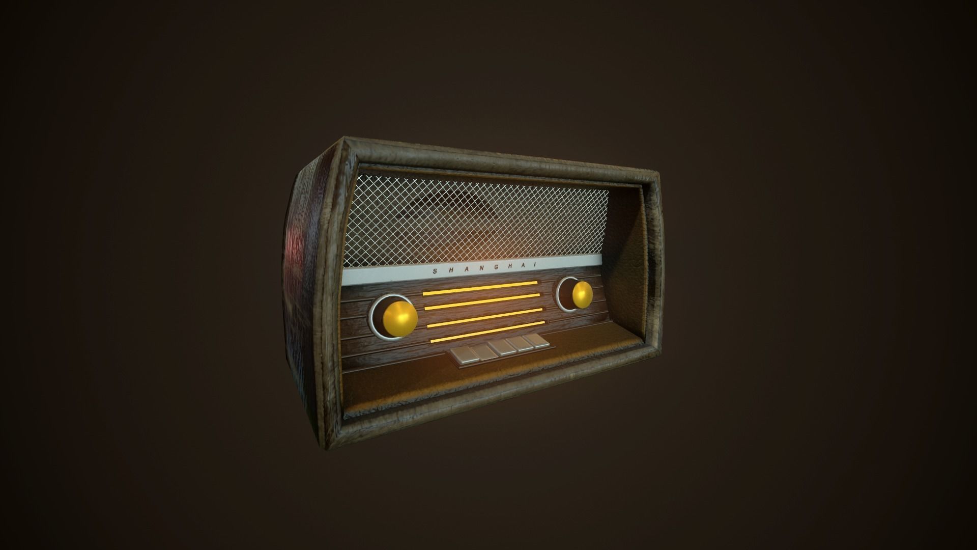 Radio funk 3D model | CGTrader