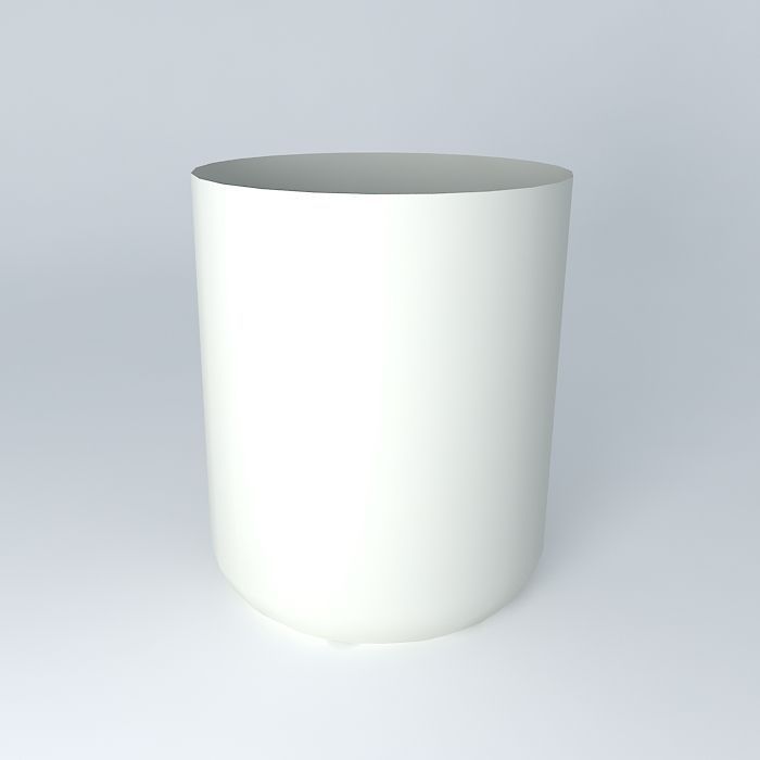 Simple trashcan free 3D model | CGTrader