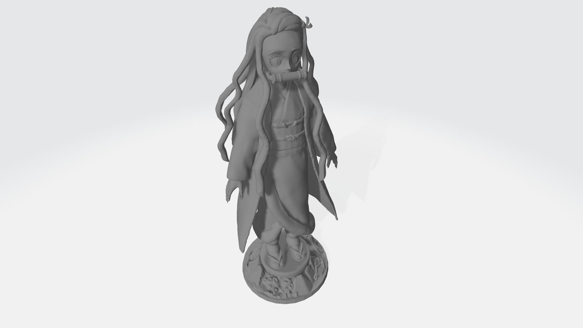 Nezuko Kamado - Demon Slayer 3D model 3D printable | CGTrader