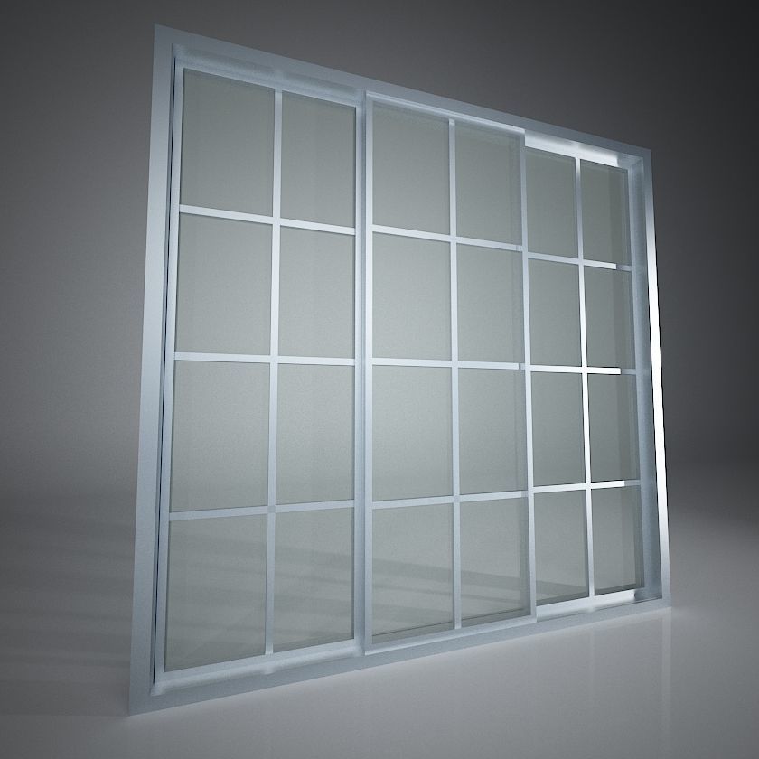 wINDROW glass window free 3D model | CGTrader