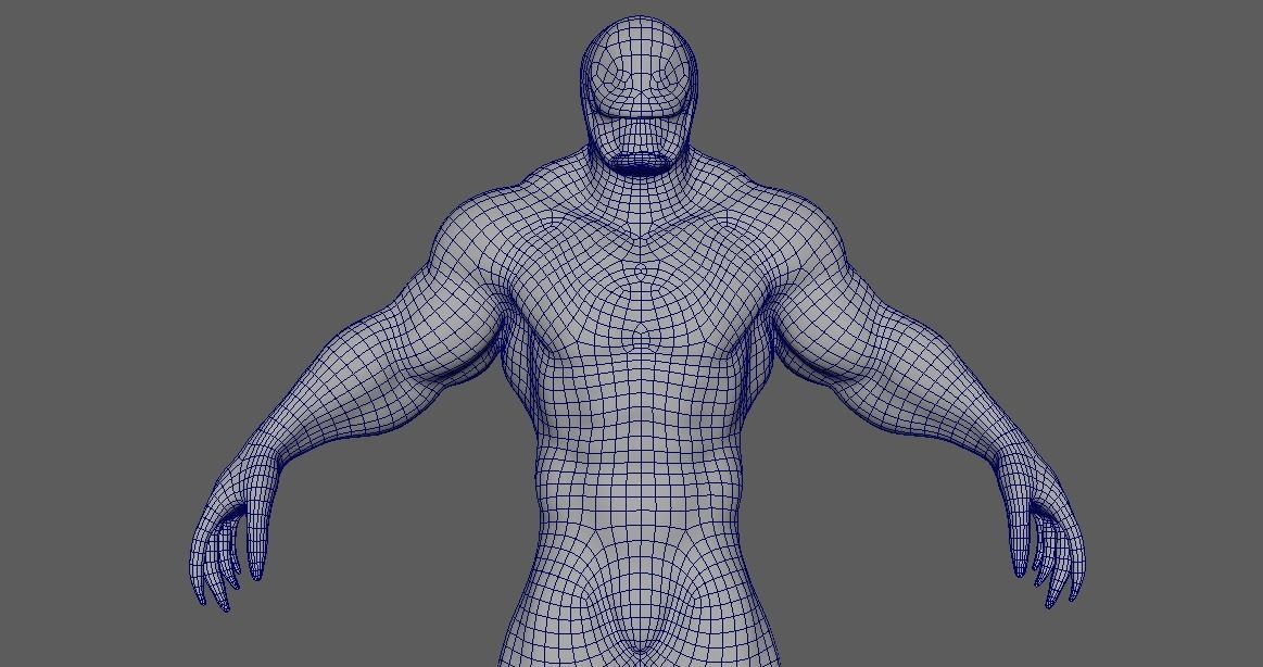 3D model Ultimate Venom 3D Production Model Rigged W Maya Muscle System ...